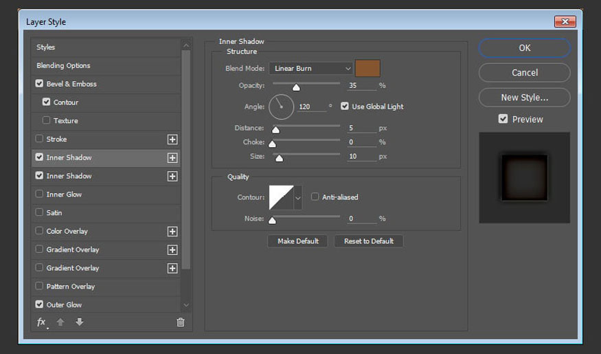Steps to create engraving effect in Photoshop